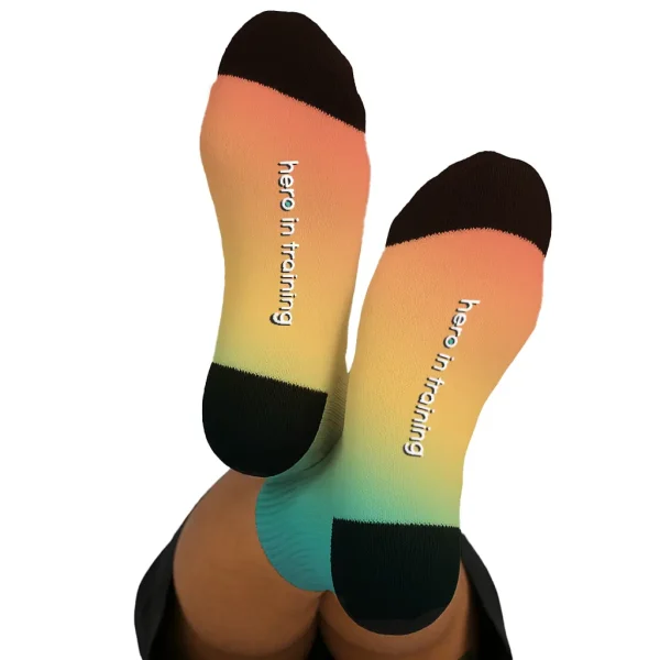 Hero in Training Unisex Crew Socks | Cushioned Performance Socks
